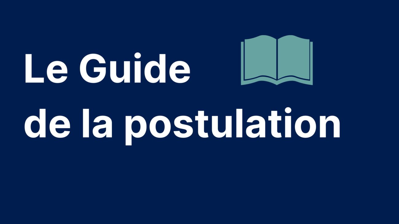 Le Guide de la postulation